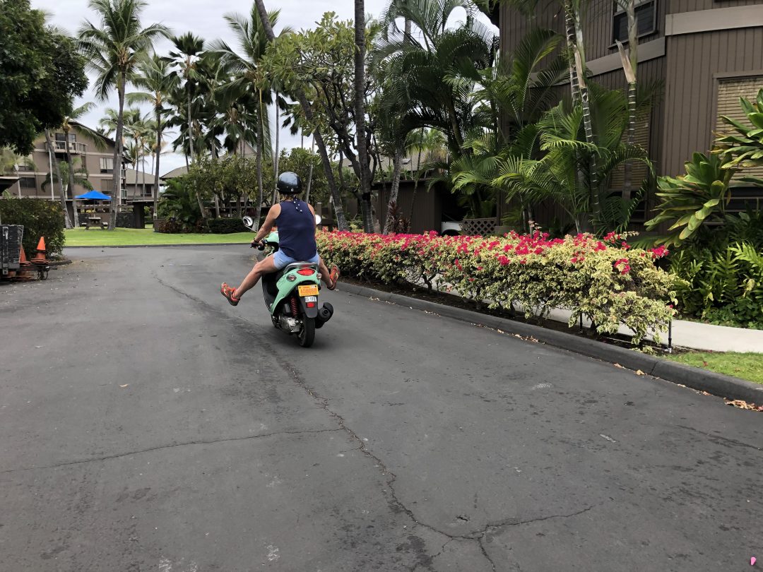 Touring Hawaii’s Big Island Kona Coast Beaches by Scooter - Carry On Queen